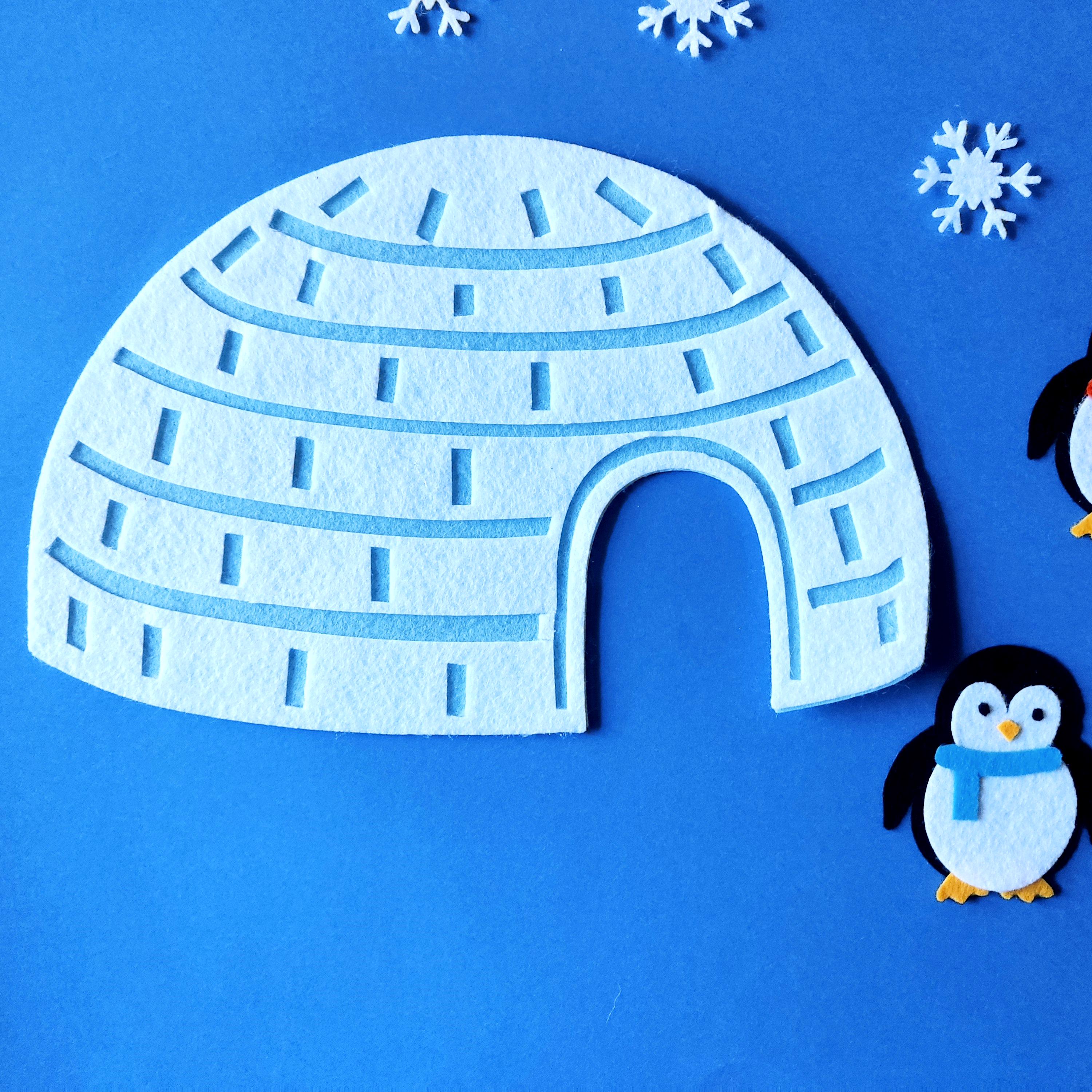 Felt Penguins Felt Board Story Quiet Book Felt Set Preschool Storytime ...