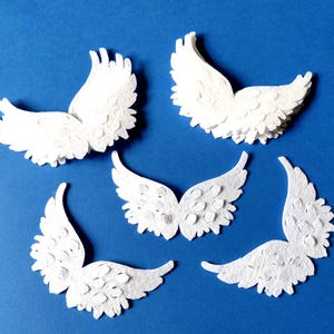 Felt Angel Wings Die Cuts Easter Decor Add Some Heavenly Charm to Your ...