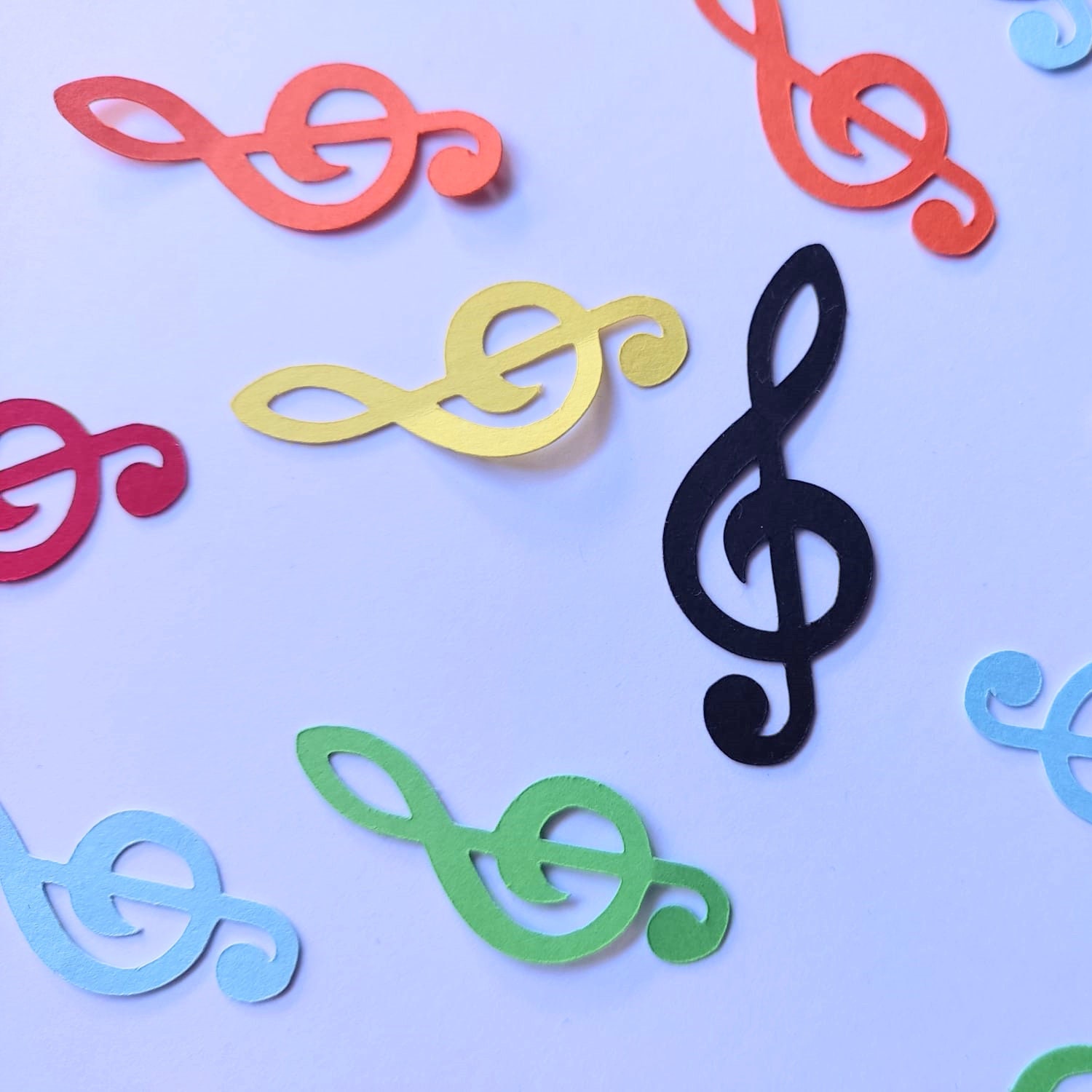 Treble Clef Confetti Bags of Treble Clef Shape Fun for Your - Etsy