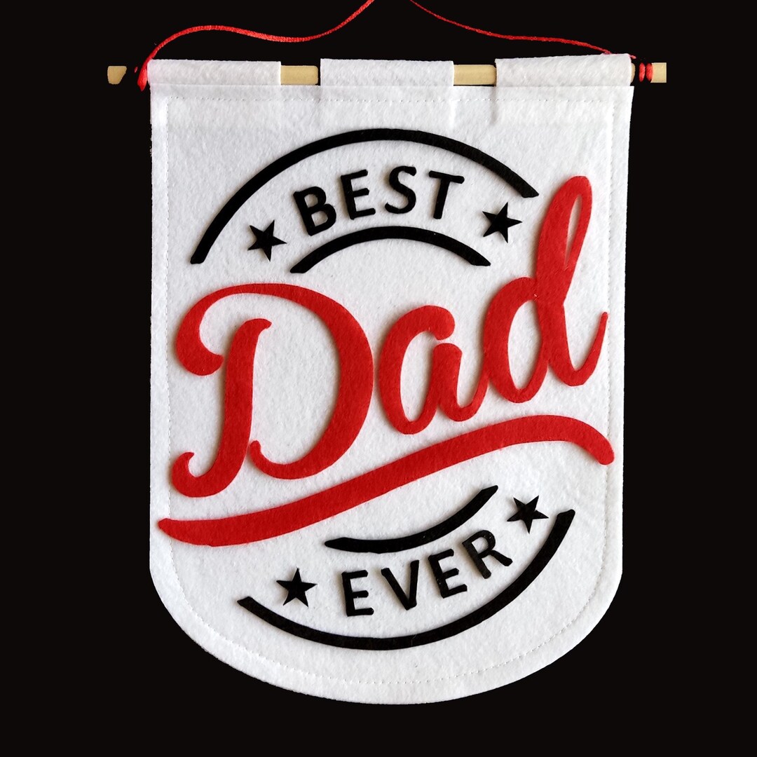 Felt Father's Day Banner Father's Day Gift Daddy Banner Gift for Dad ...