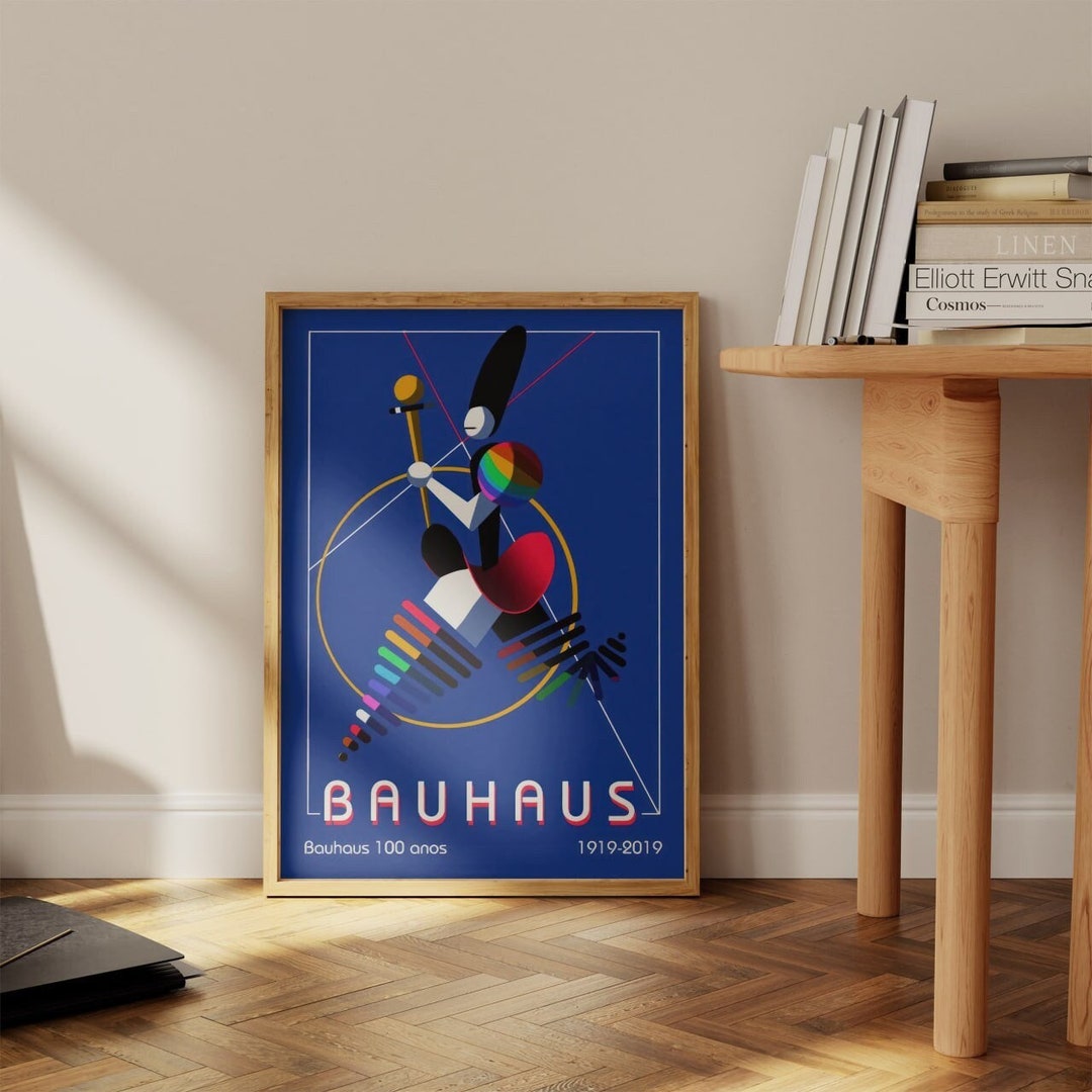 Rare Bauhaus 100 Years Exhibition Poster, Bauhaus Print, HIGH QUALITY ...