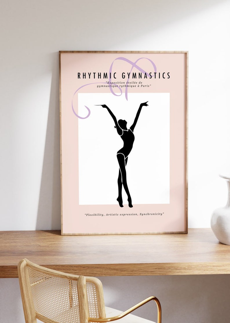 Rhythmic Gymnastics Poster HIGH QUALITY PRINT Ribbon - Etsy