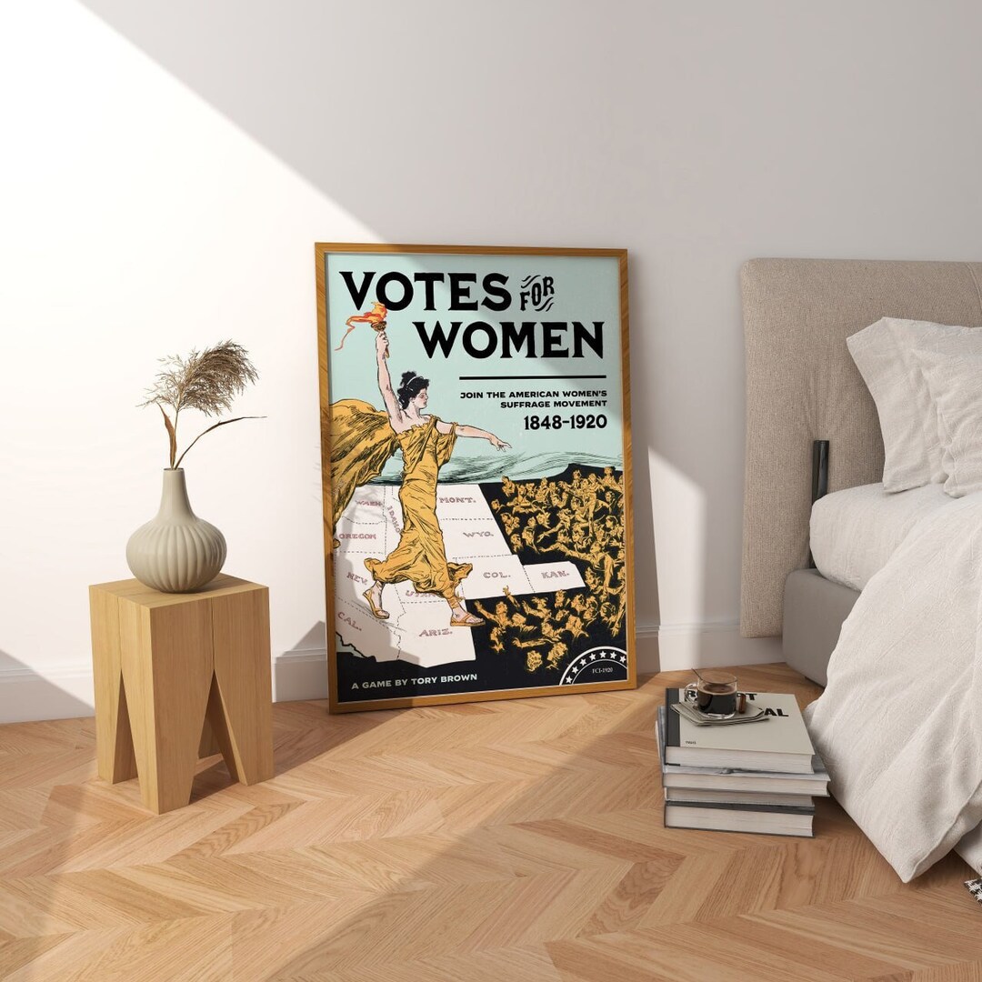 Women's Suffrage Poster, Iconic Feminist Art, votes for Women Print ...