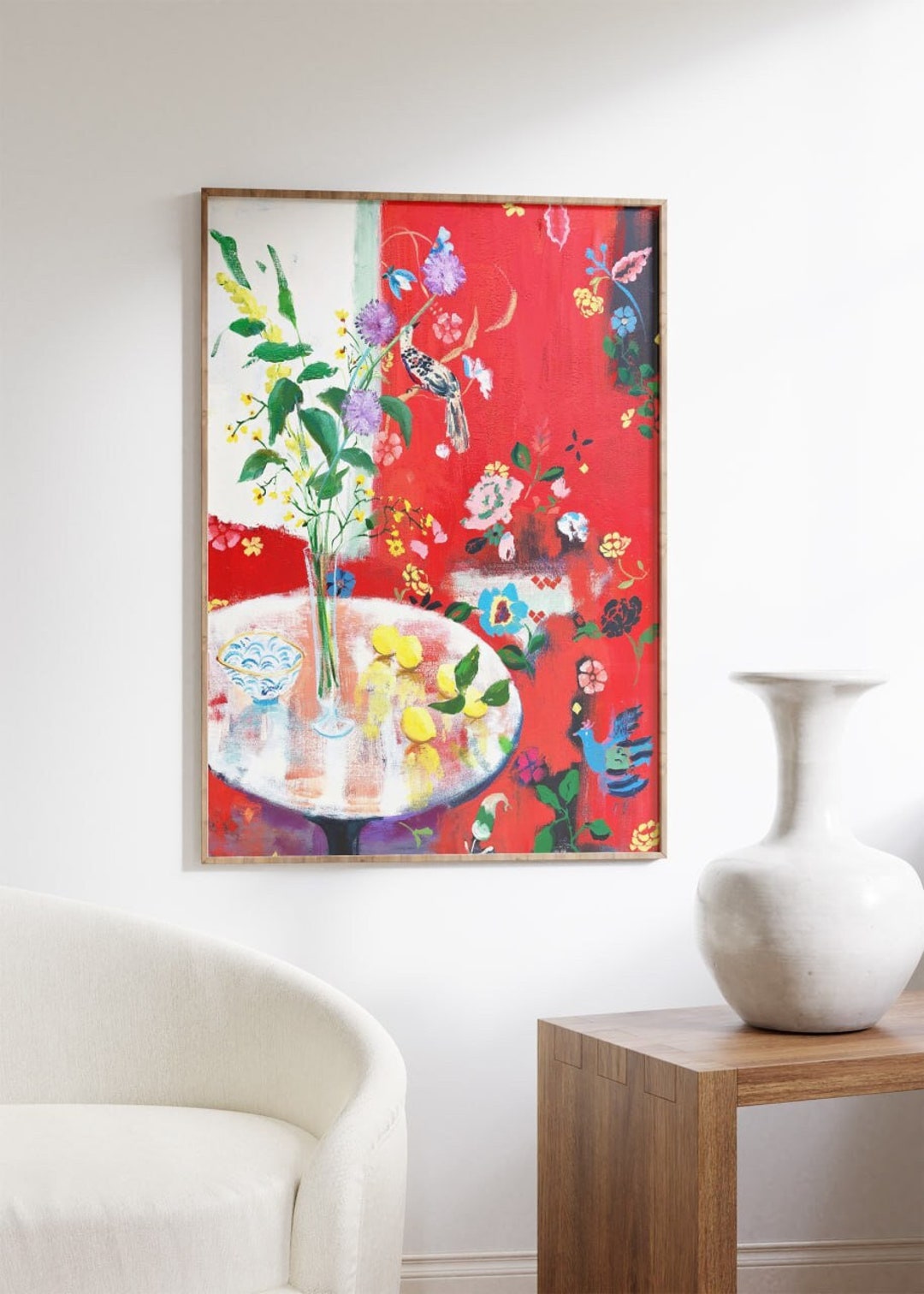 Matisse Red Painting | Henri Matisse Poster | Matisse Asian ...