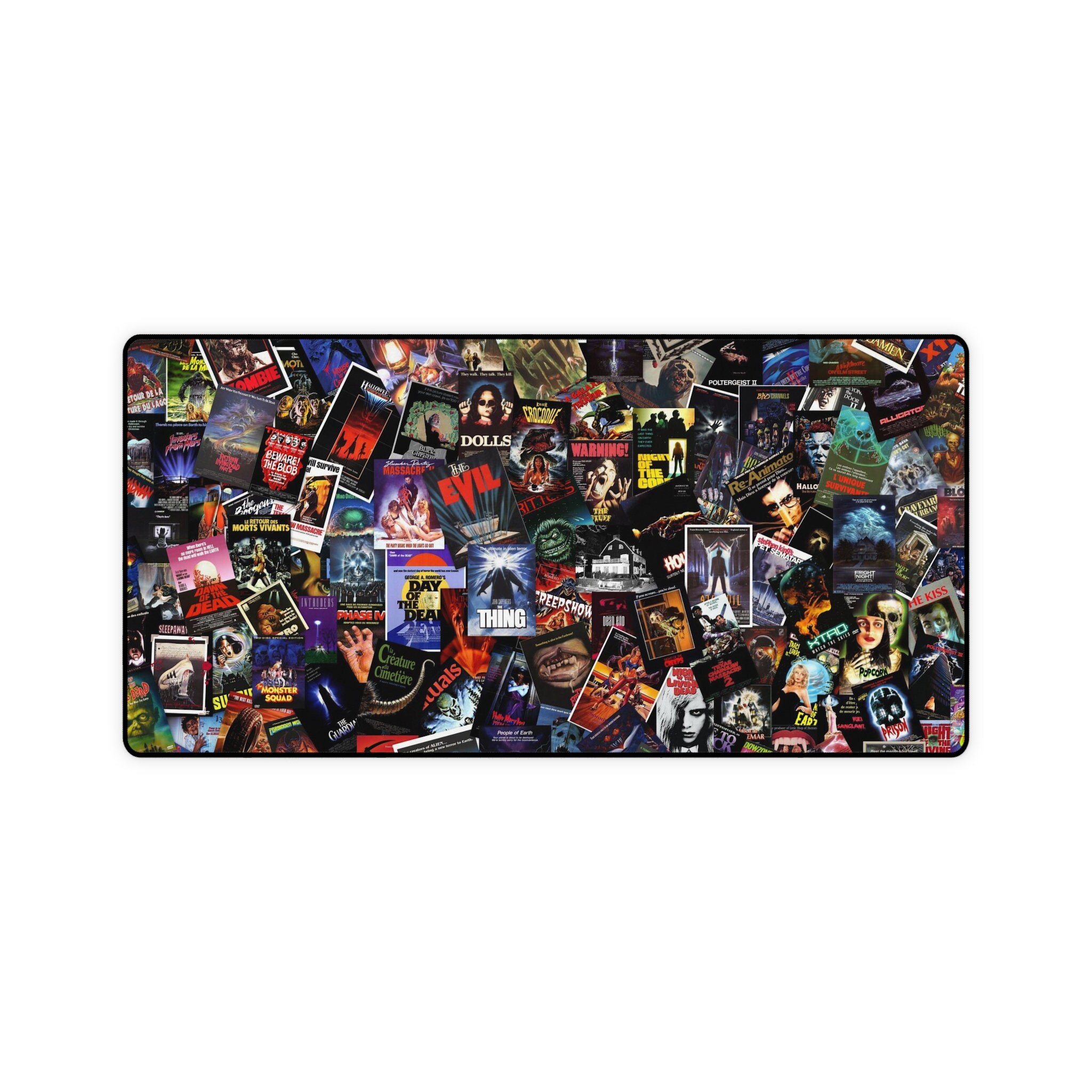 80s Cult Horror Movie Poster - Gaming Desk Play Mats sold by Vero ...