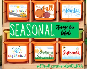 Storage Labels, Home Organization, Holiday Storage, Storage Bin Labels ...