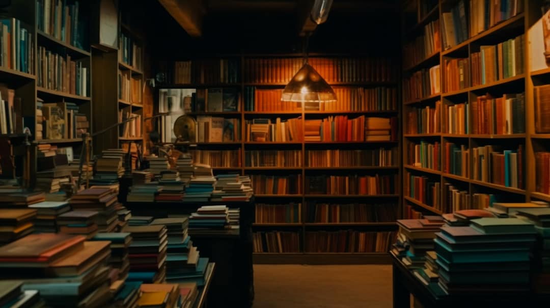 Cozy Library Zoom Background - Etsy