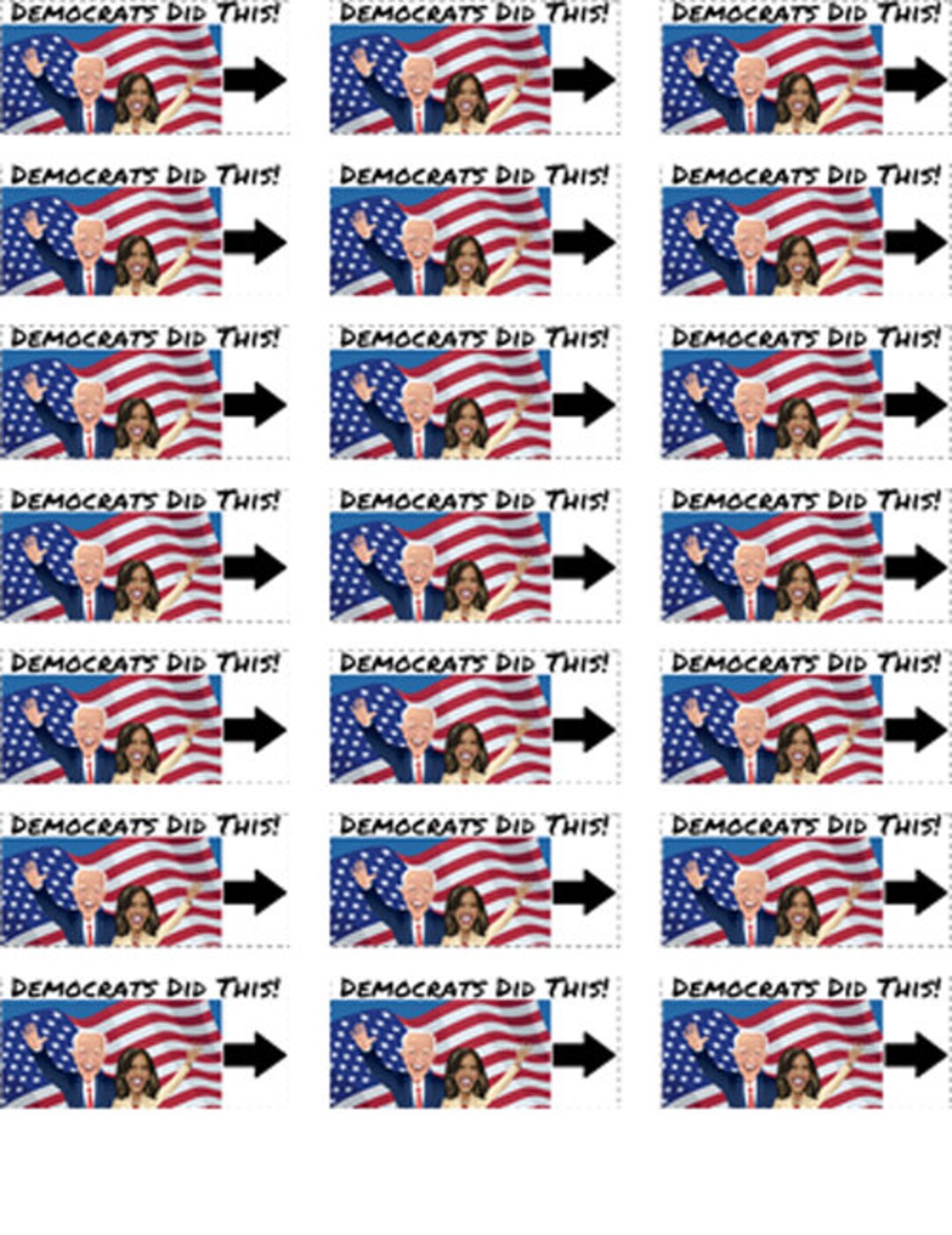 Democrats Did This! Stickers - Etsy