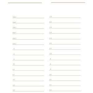 Printable Contact List, Address Book Printable, Client Contact ...