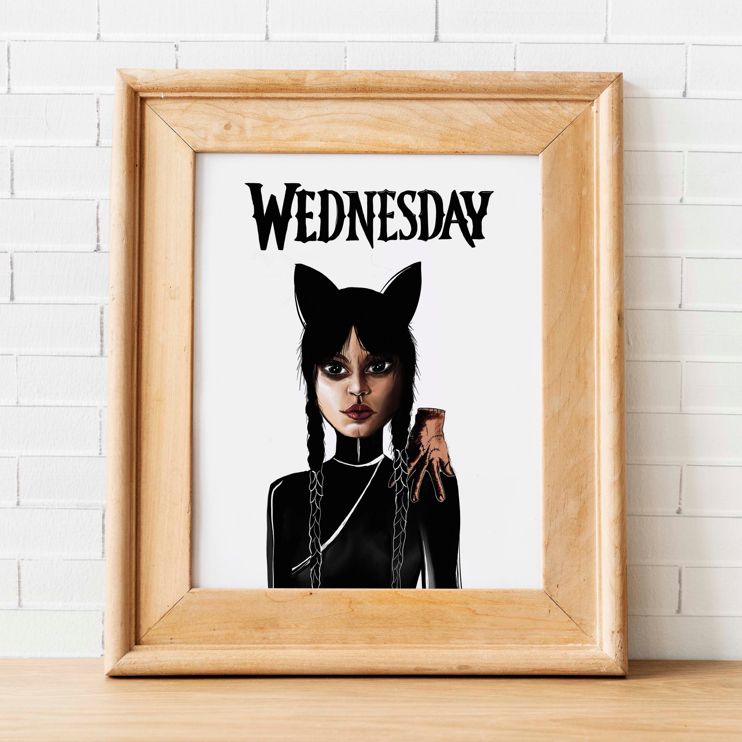 Wednesday Wall art, Addams family poster sold by Henrie Bullfrog | SKU ...