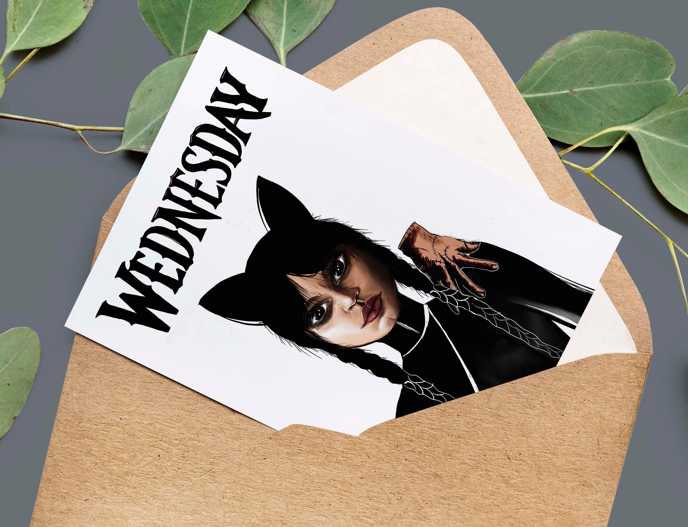 Wednesday Wall art, Addams family poster sold by Henrie Bullfrog | SKU ...