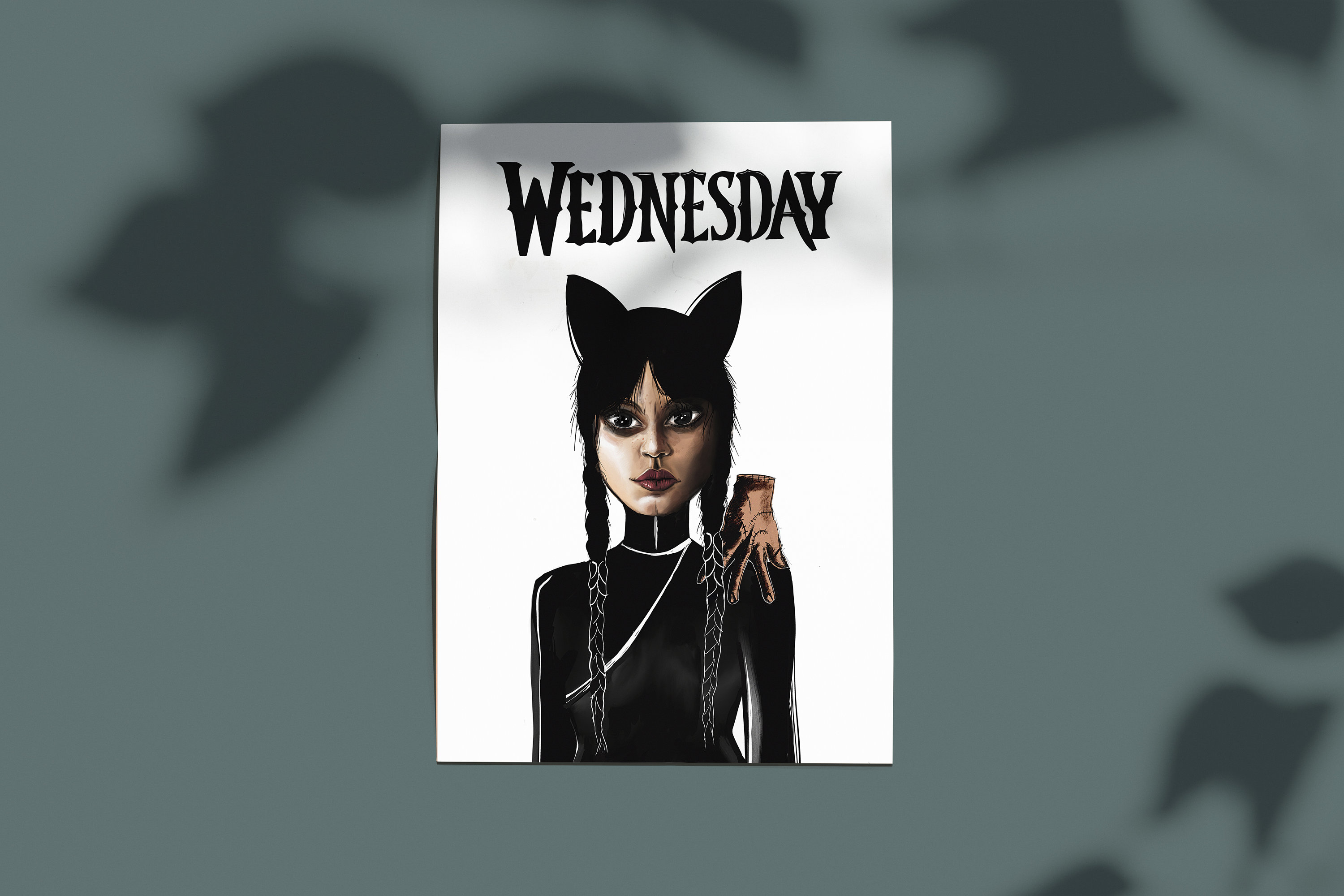 Wednesday Wall art, Addams family poster sold by Henrie Bullfrog | SKU ...