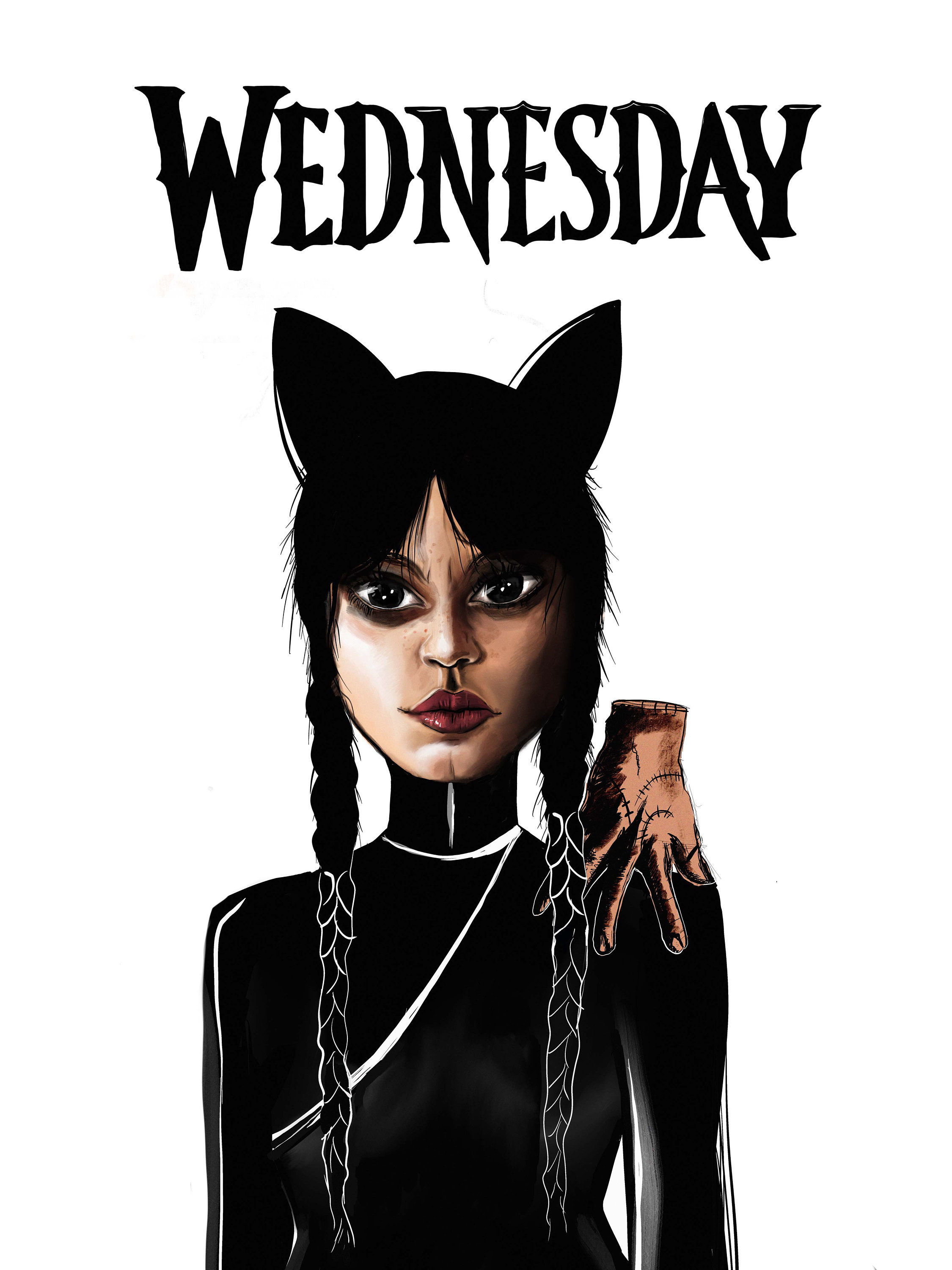 Wednesday Wall art, Addams family poster sold by Henrie Bullfrog | SKU ...