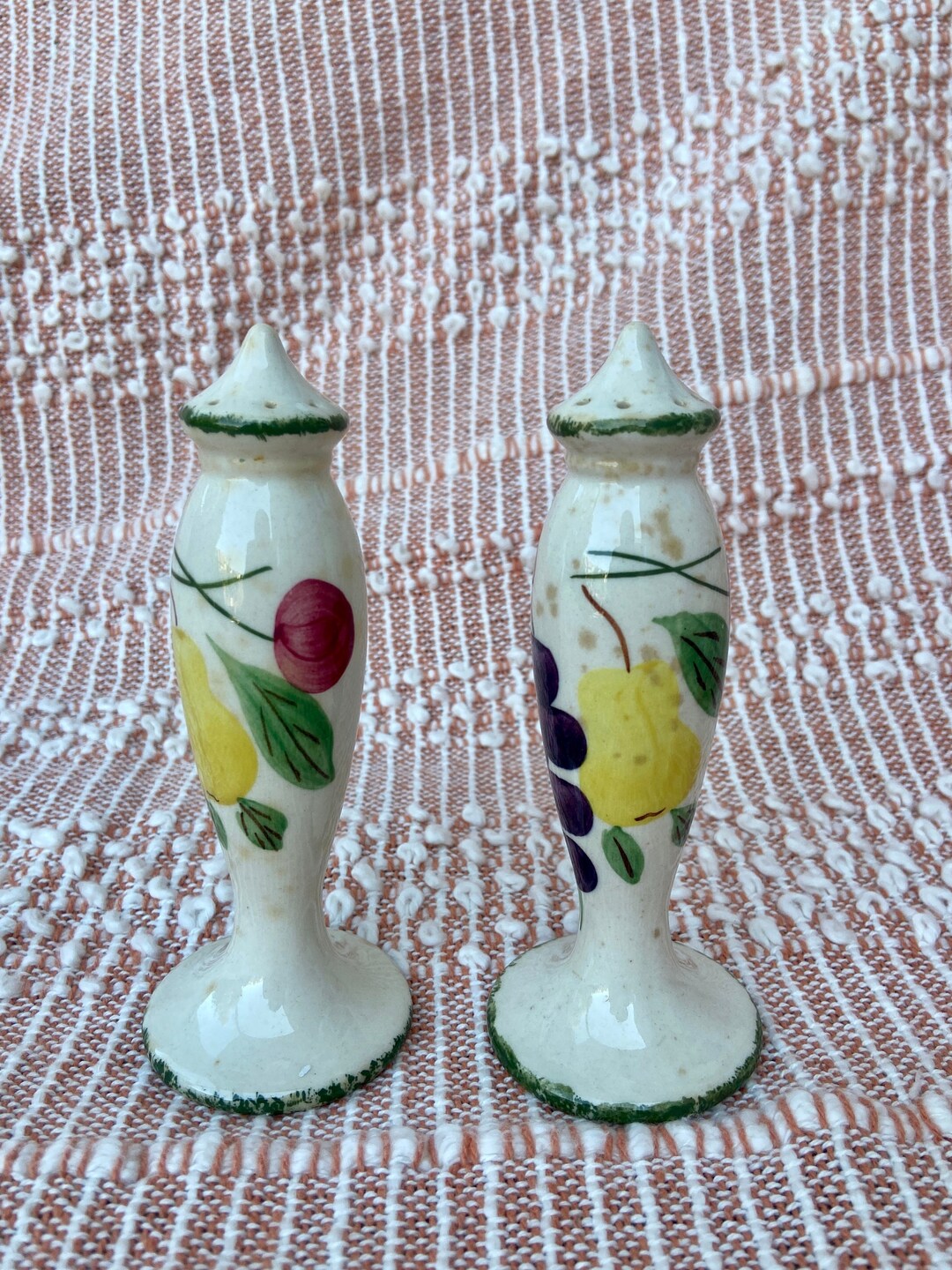 Southern Potteries Blue Ridge fruit Fantasy Salt - Etsy