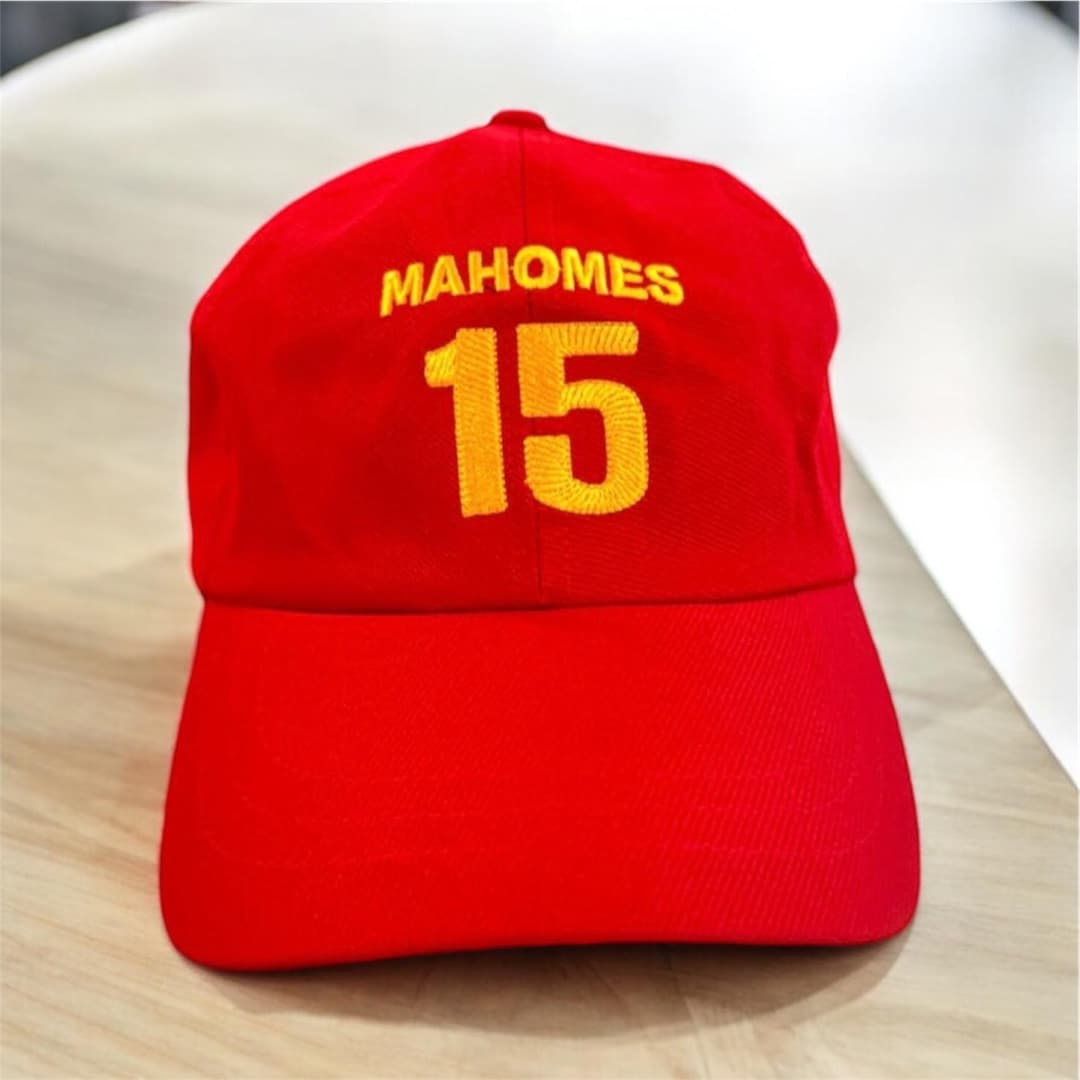 Mahomes Fan Embroidery Caps Collection, Caps - Etsy
