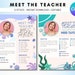 Meet the Teacher Editable, Sea Classroom Decor, Back to School Flyer ...