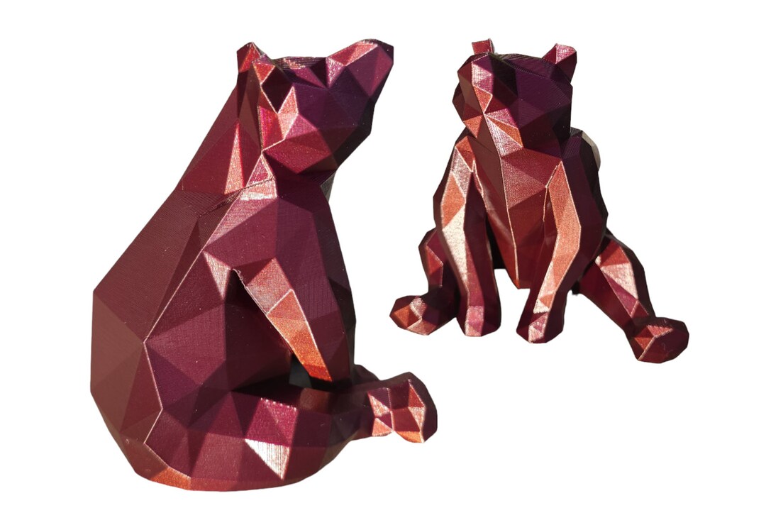 Low Poly Bear 3D Model, Digital File, STL File, Private Use - Etsy