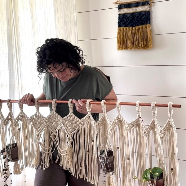 Macrame Valance for Window - Etsy