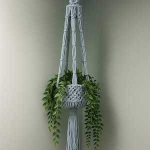 Vintage Blue Hanging Basket - Etsy