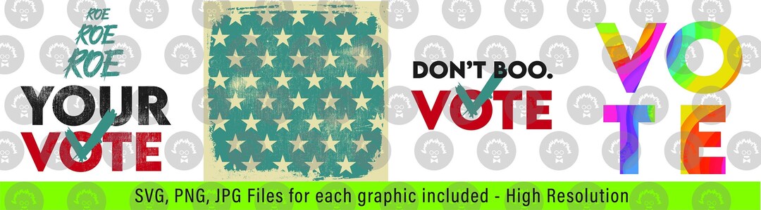 Vote Art, SVG, PNG, EPS for Cricut, Digital Graphics, Cookie Prints - Etsy