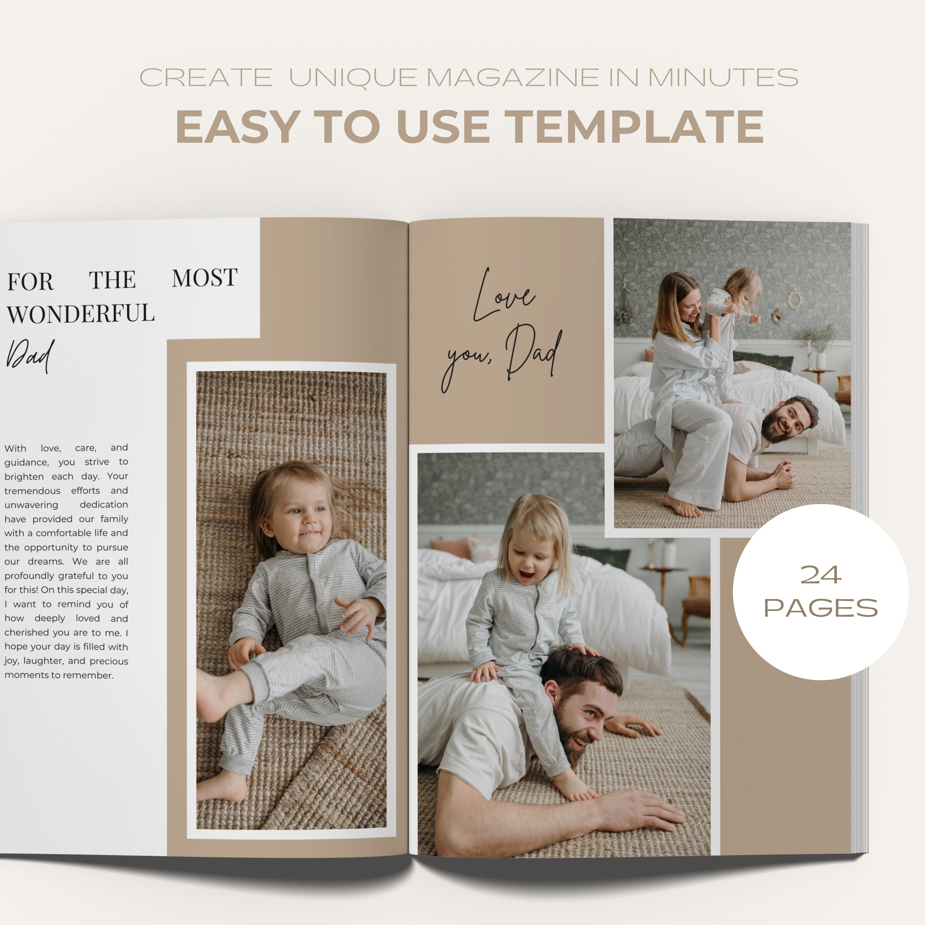 Father's Day Magazine, Father Gift From Kids, Gift for Dad 2023, Best ...