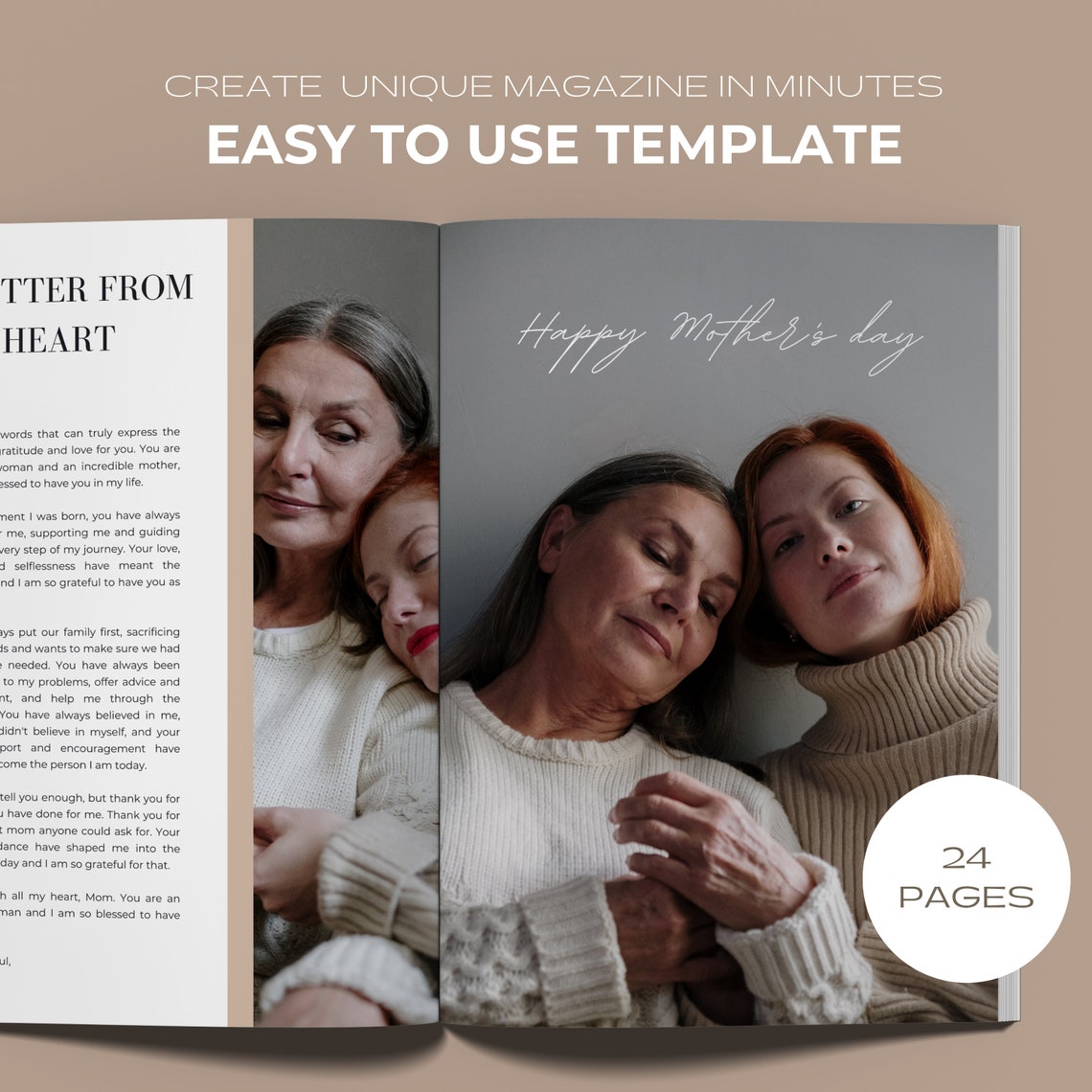 Best Mom Gift, Mother’s Day Magazine, Mothers Day Gift 2023, Mom ...