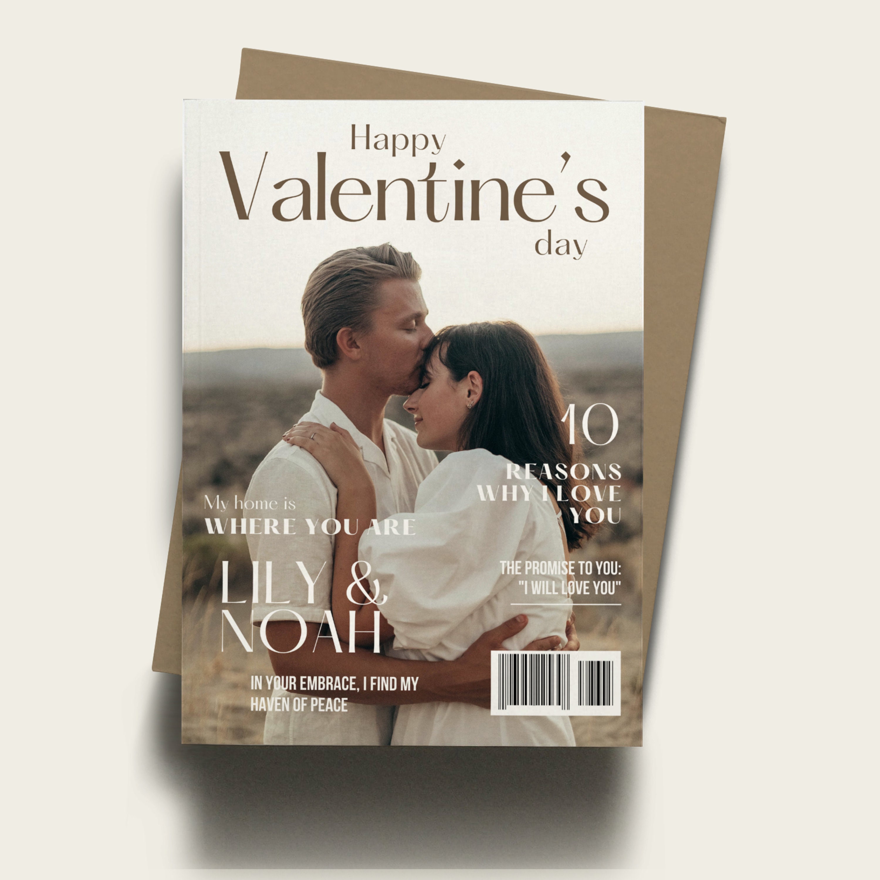 Valentine's Day Magazine, Pre Written Content, Canva Magazine Template ...