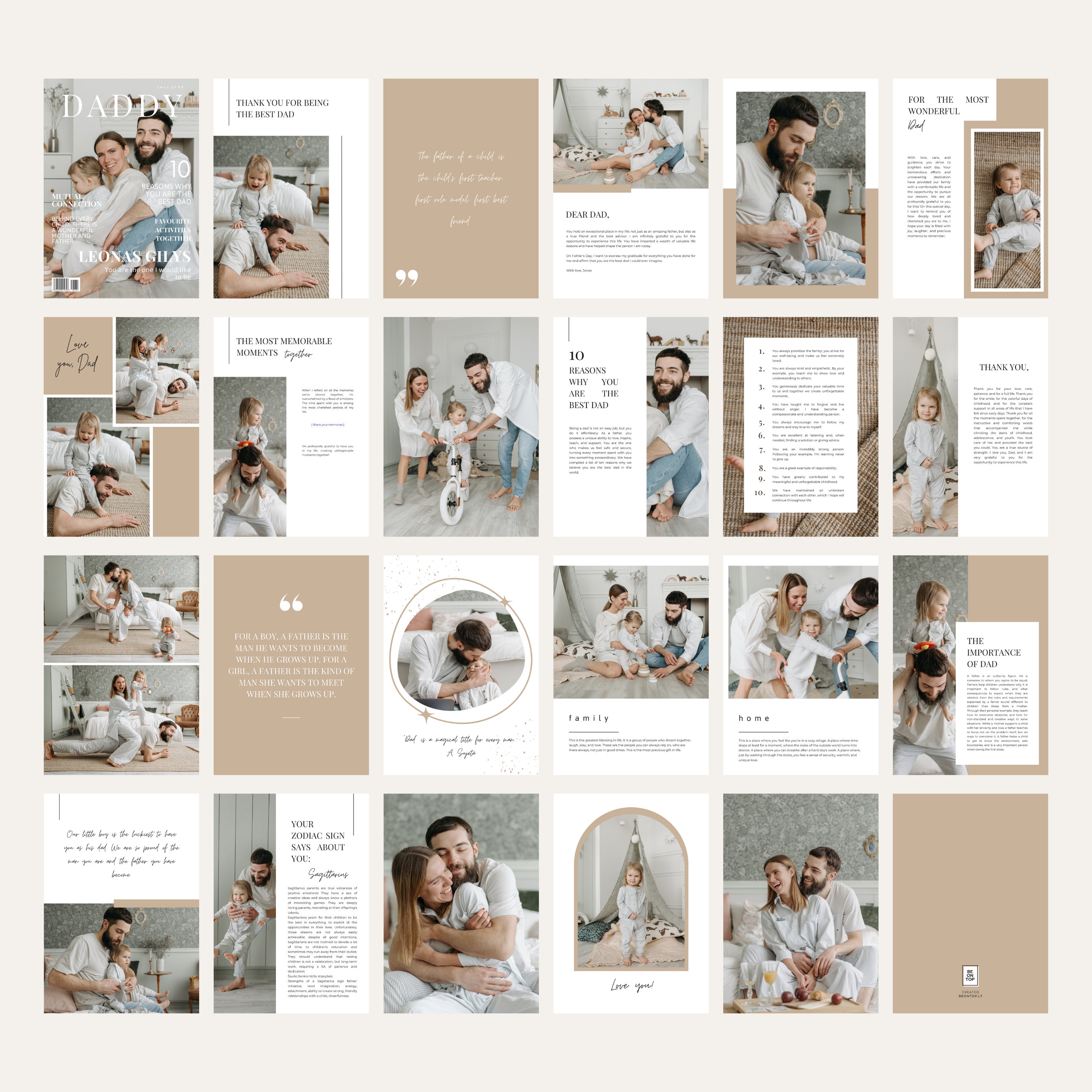 Father's Day Magazine, Father Gift From Kids, Gift for Dad 2023, Best ...