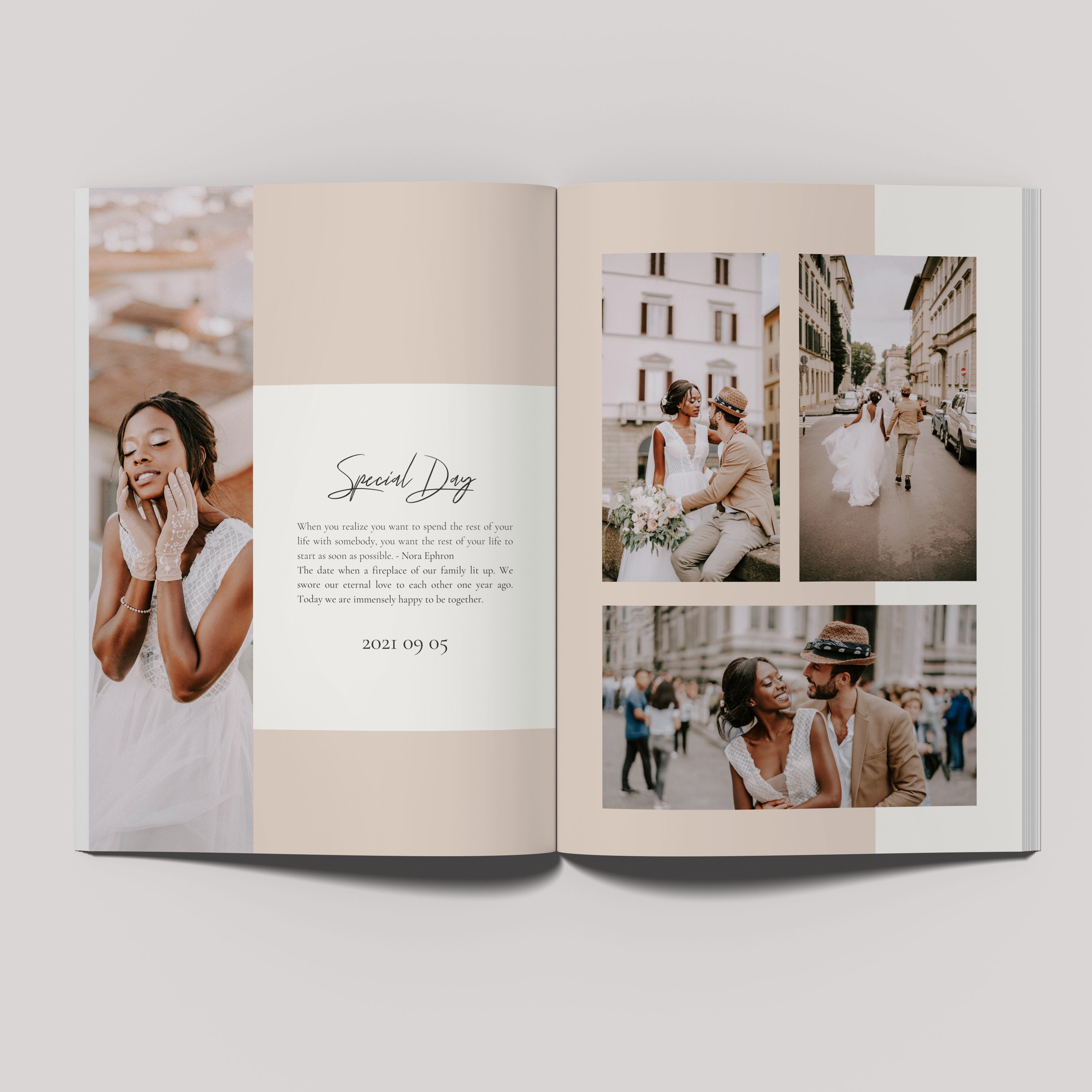 Wedding Magazine Editable Canva Template Parents of the - Etsy Australia
