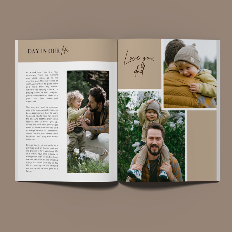 Father's Day Magazine, Father Day Gift From Kids, Gift for Dad 2023 ...