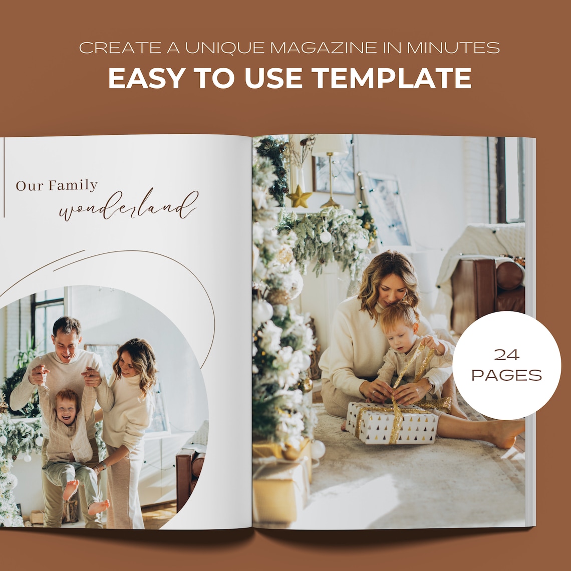 Editable Canva Template for Personalized Magazine, Personalized Gift ...