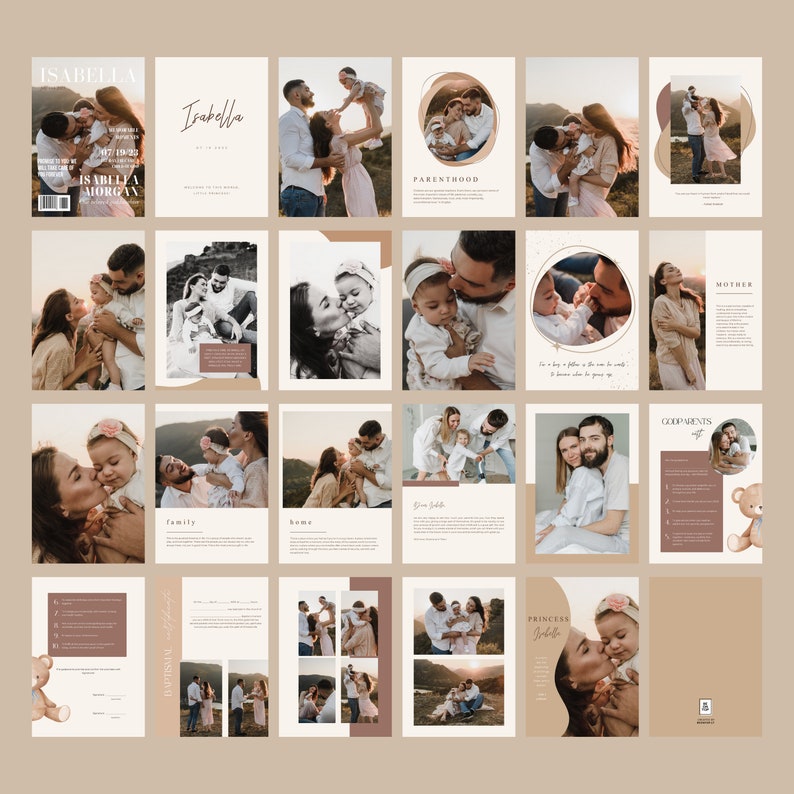 Christening Magazine, Baptism Gift Girl, Baptism Gift Boy, Personalised ...