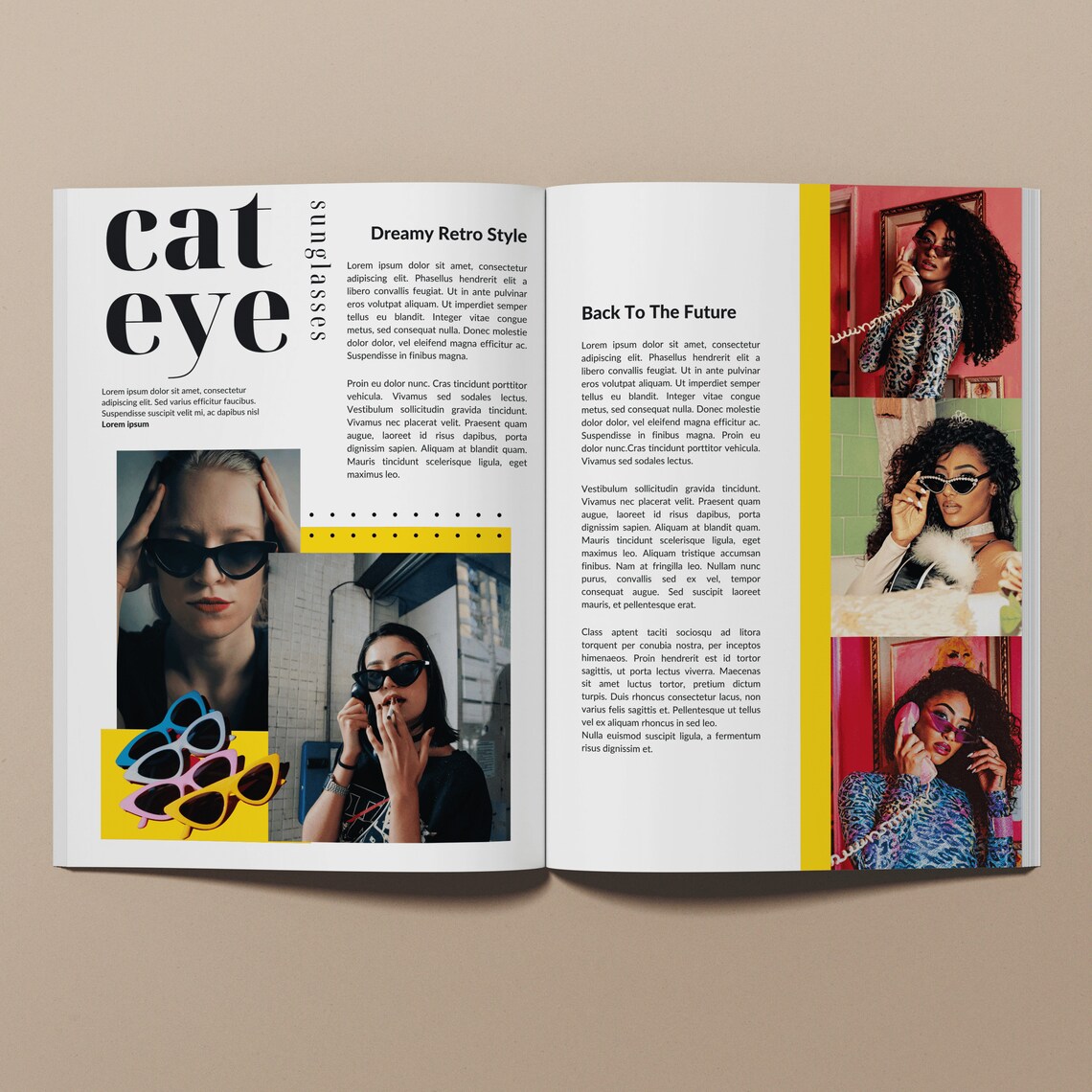 Fashion Magazine Canva Magazine Template Gift Idea for - Etsy