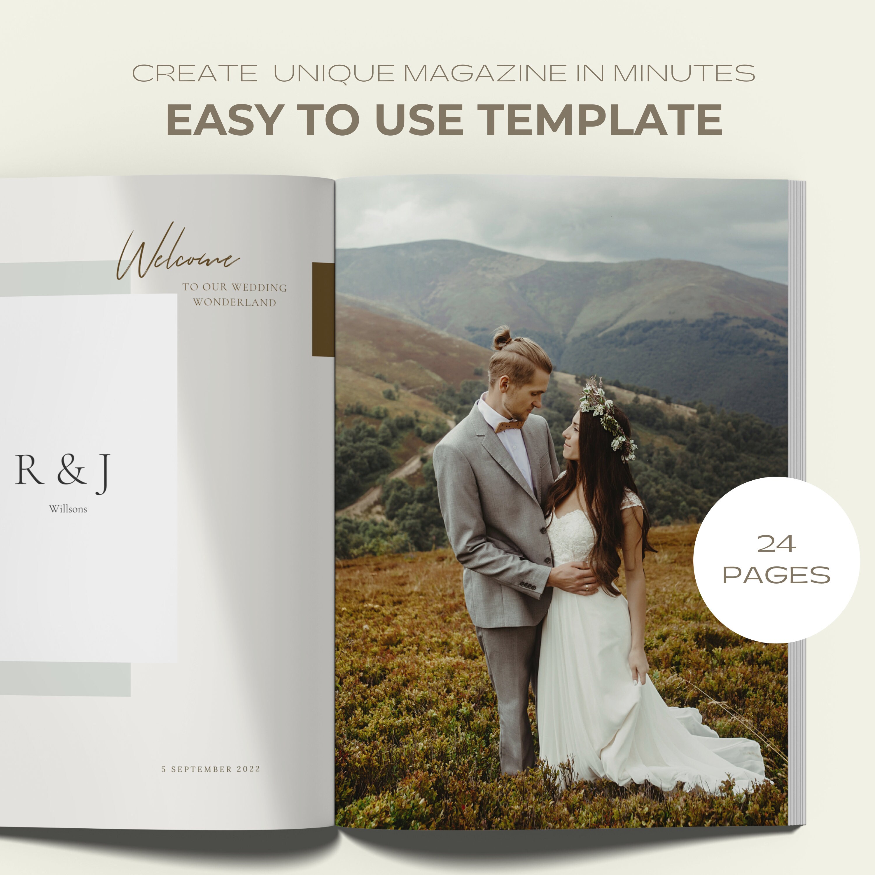 Wedding Magazine, Gift for Guests, Parents of the Bride Gift, 25th ...