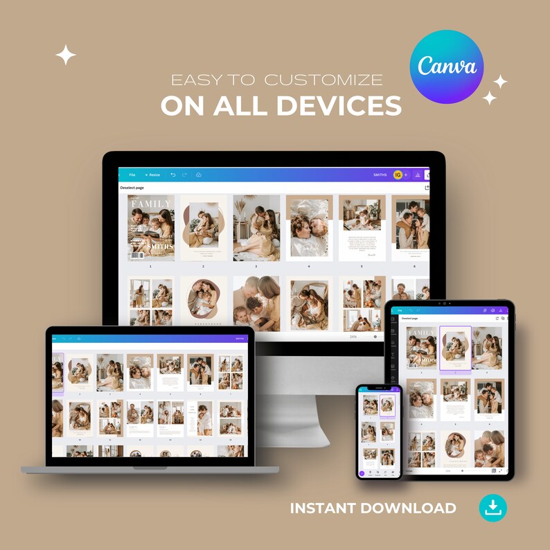 Editable Canva Template for Personalized Magazine, Personalized Gift ...