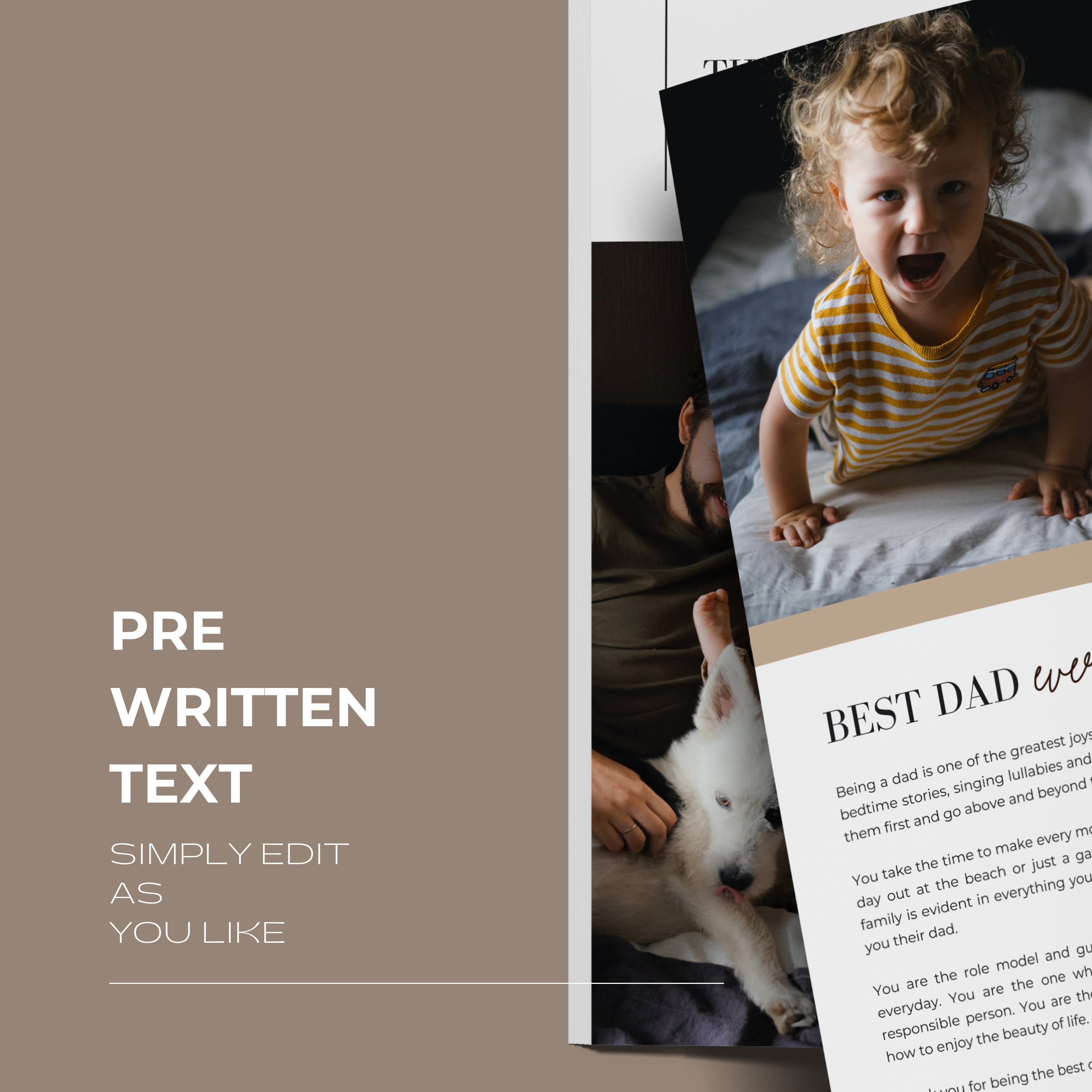 Father's Day Magazine, Father Day Gift From Kids, Gift for Dad 2023 ...