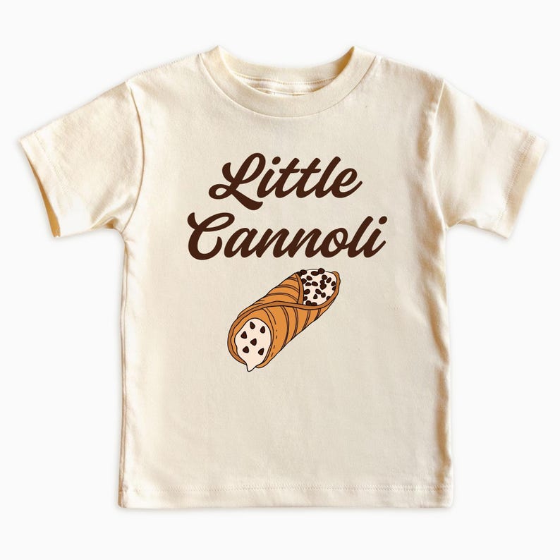 Little Cannoli Kids Sweatshirt: Funny Italian Baby or Kids Outfit, Cute ...