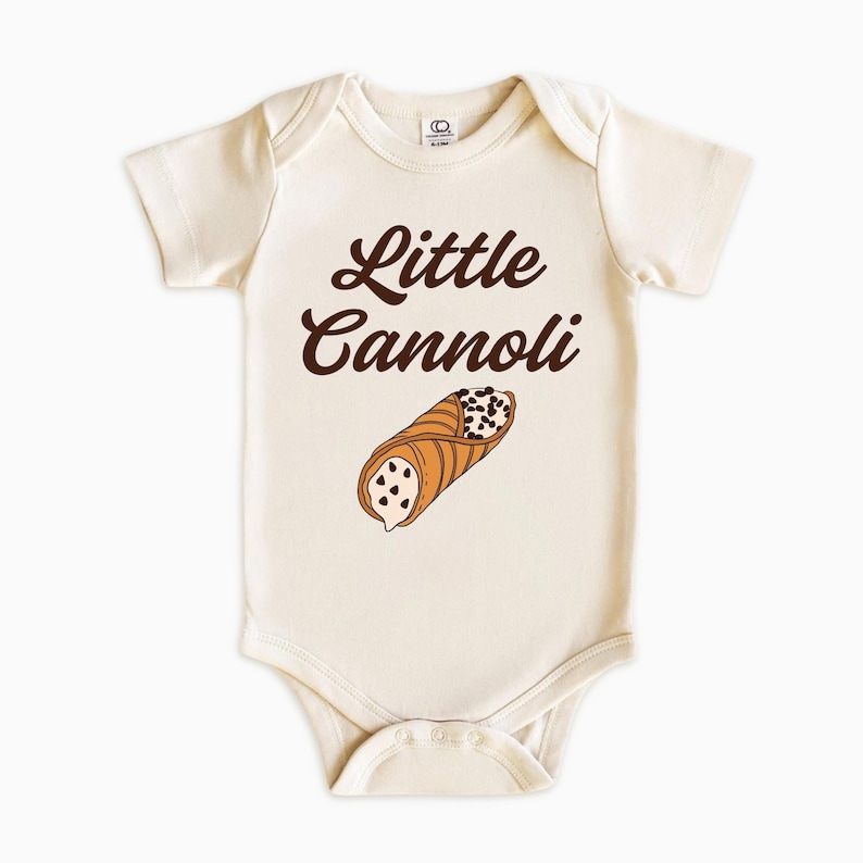 Little Cannoli Kids Sweatshirt: Funny Italian Baby or Kids Outfit, Cute ...