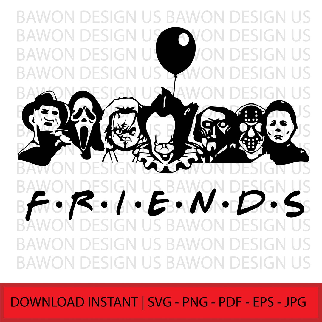 Horror SVG Halloween Horror SVG Horror Friends Svg Horror - Etsy UK