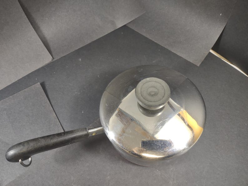 Vintage 1801 Revere Ware 1 Qt Sauce Pan Copper Bottom With Lid Clinton ...