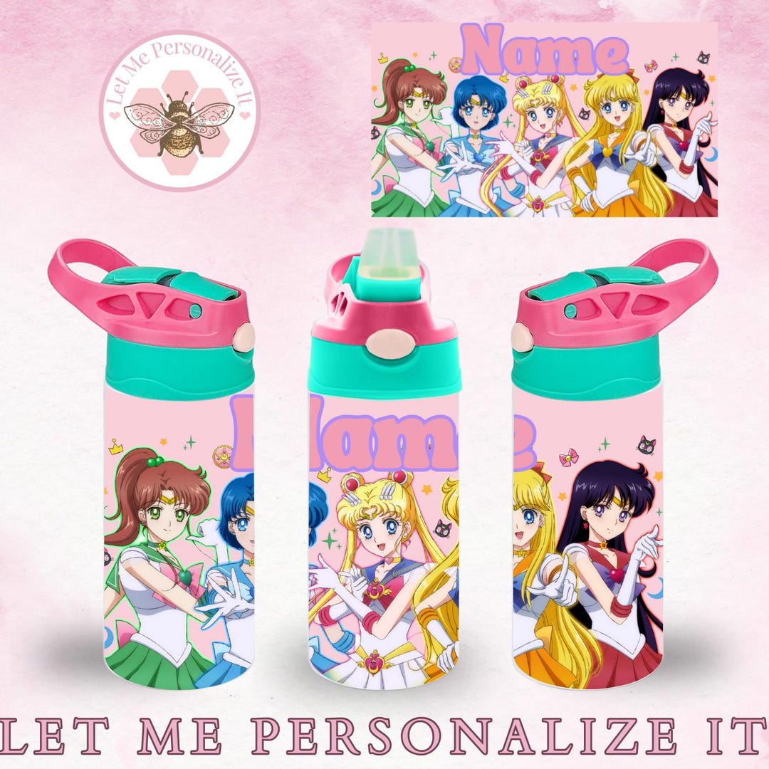 Sailor Moon 12oz Sippy Cup, Anime Design Sippy Cup, Anime Sippy Cup ...