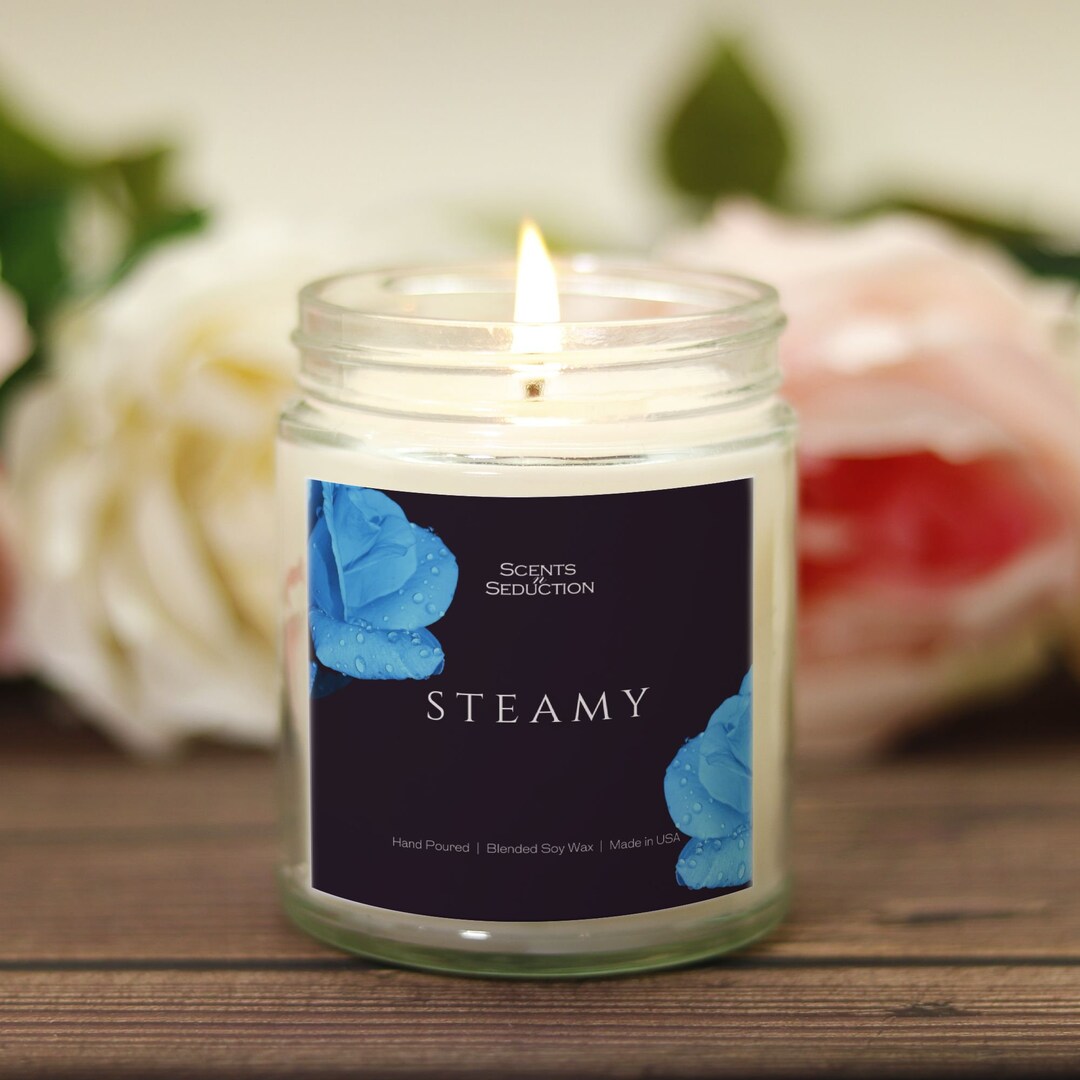 Steamy Luxury Candle Couples Candle Sexy Couples Gift 1st-anniversary Gift for Couples Classic ...