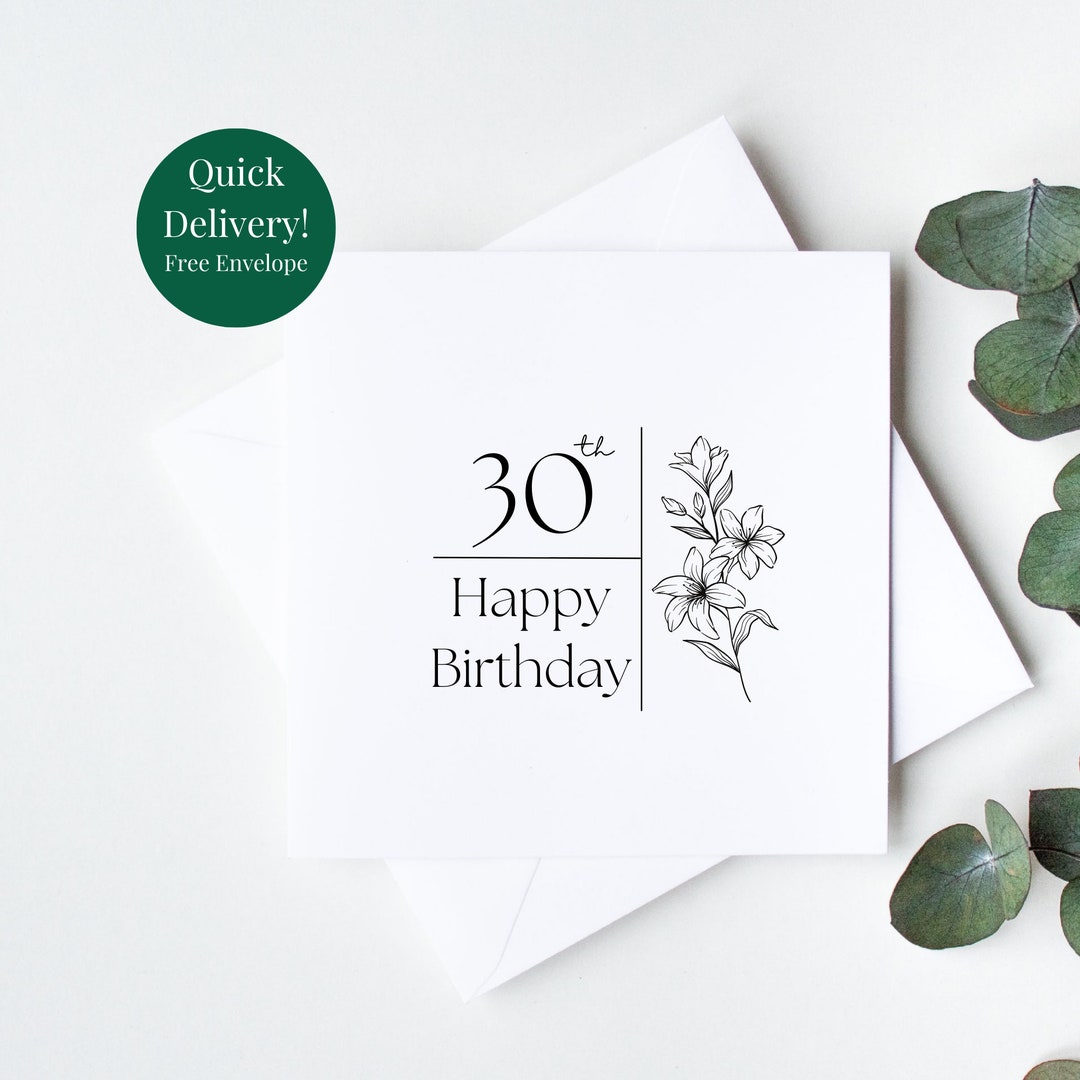 Personalised Happy Birthday Custom Card Gift Best Friend - Etsy
