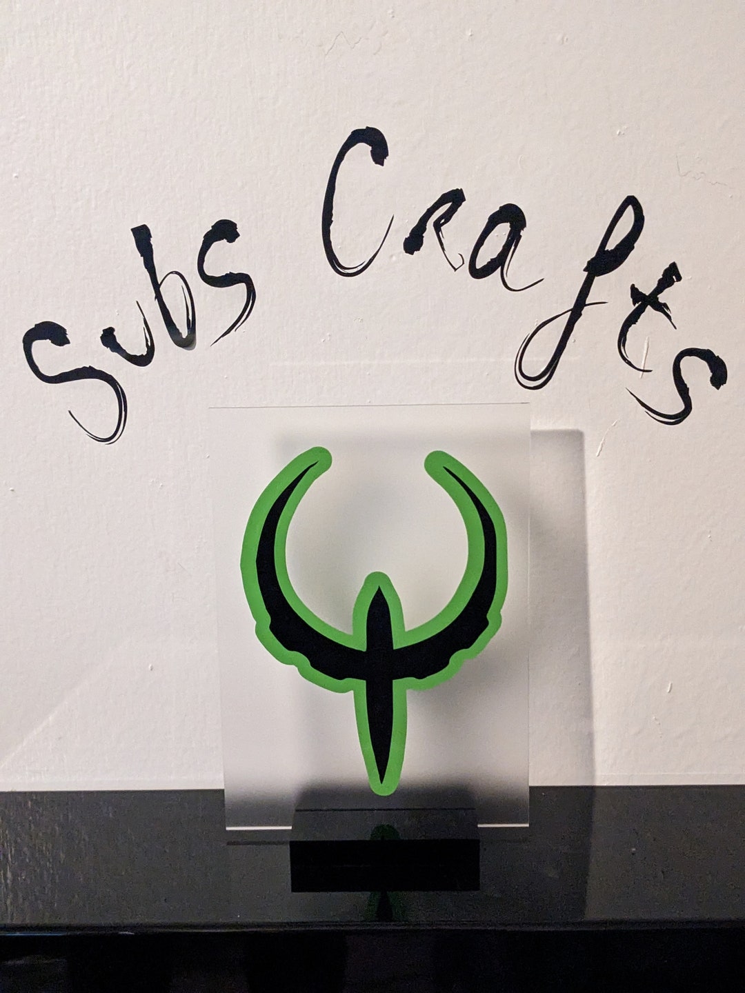 Acrylic Quake 4 Sign - Etsy