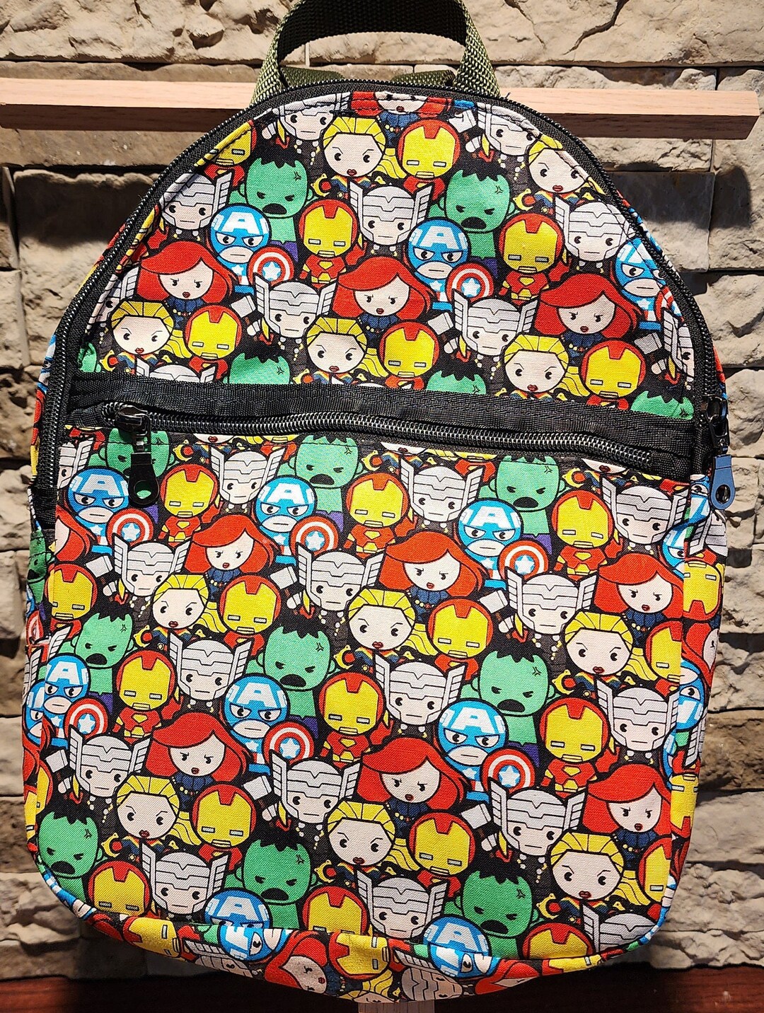 Chibis Marvel Avengers Handmade 12 Inch Backpack Purse - Etsy