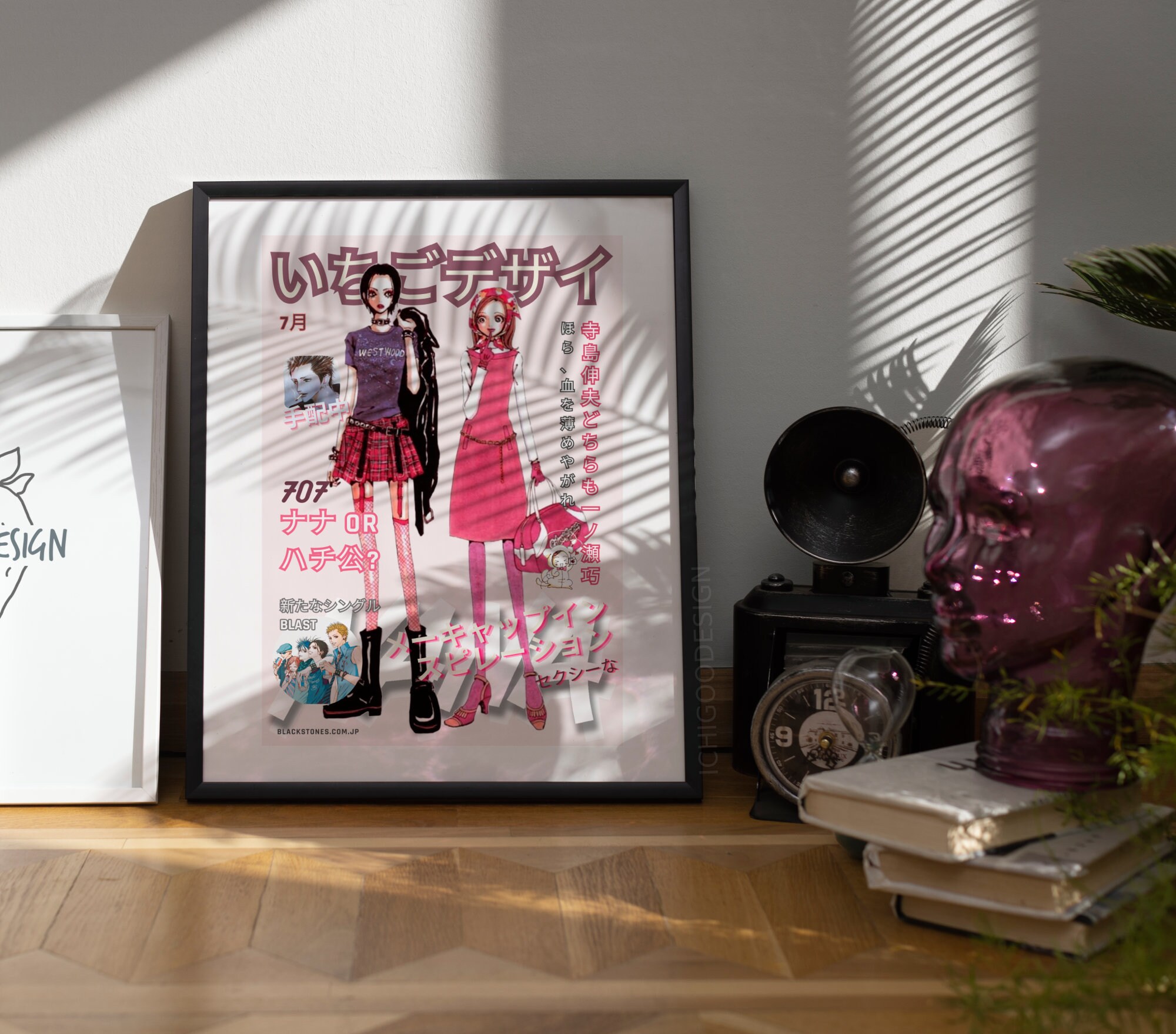 Nana and Hachi Poster, Japanese Anime Magazine Cover Aesthetic, Anime ...