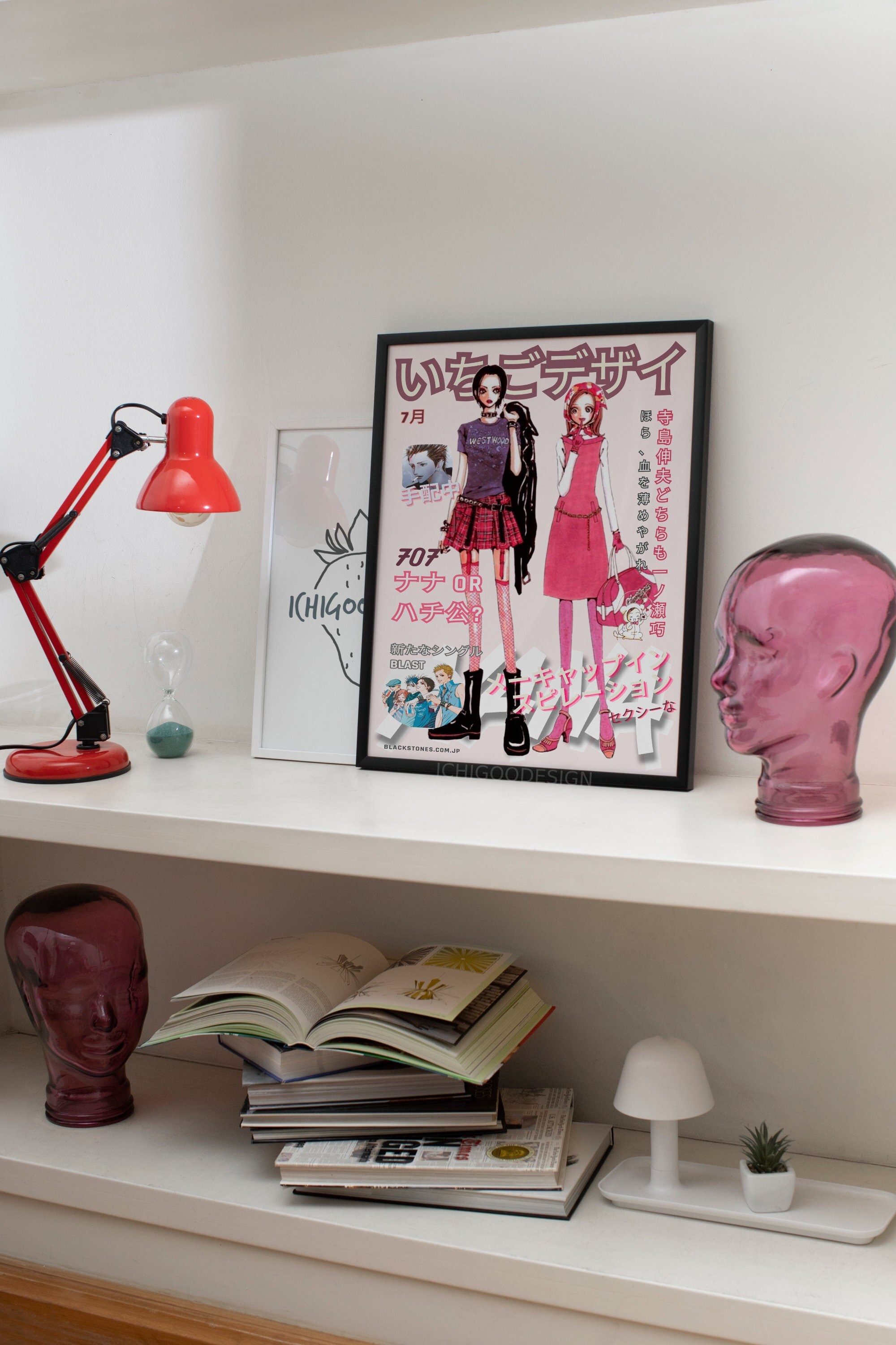 Nana and Hachi Poster, Japanese Anime Magazine Cover Aesthetic, Anime ...