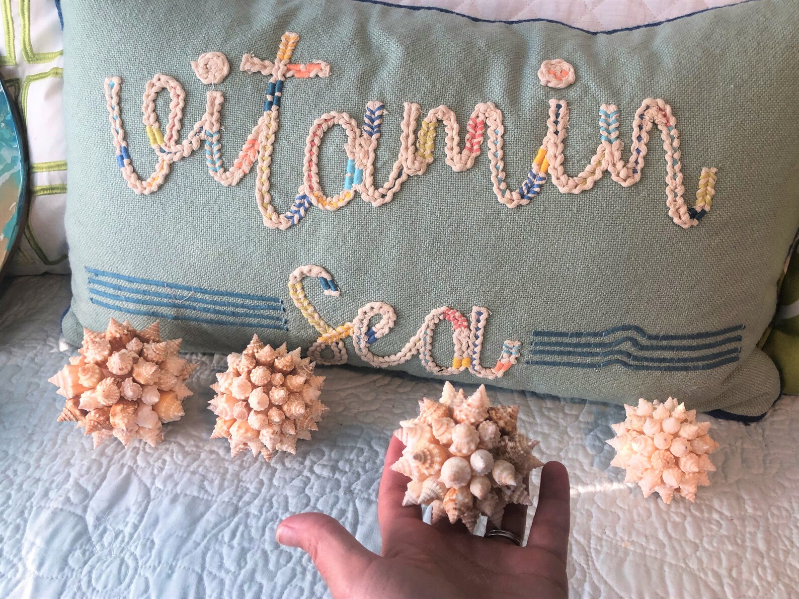 Natural Ornamental Seashell Ball - Etsy