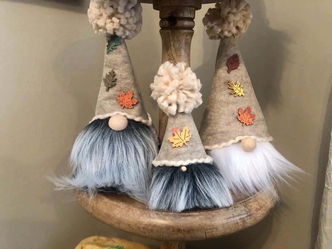 Fall Gnome Set 4, Thanksgiving Gnome, Autumn Gnome, Neutral Autumn ...