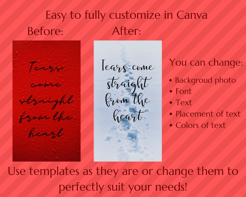 85 Red Themed Quote Canva Templates, Red Themed Templates, Instagram ...